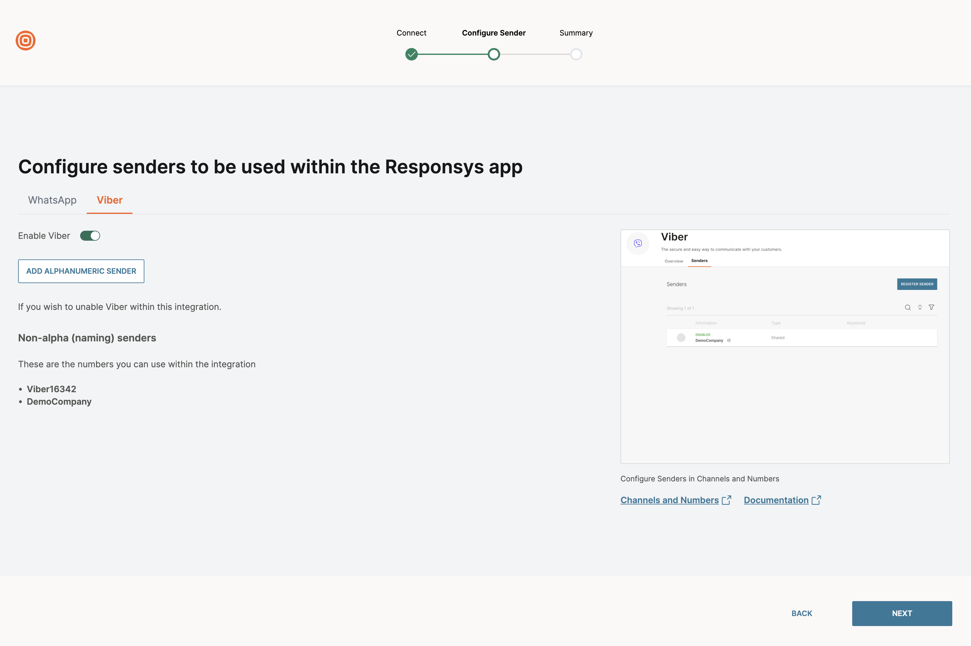 Oracle Responsys messaging