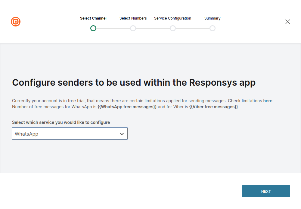 Oracle Responsys messaging